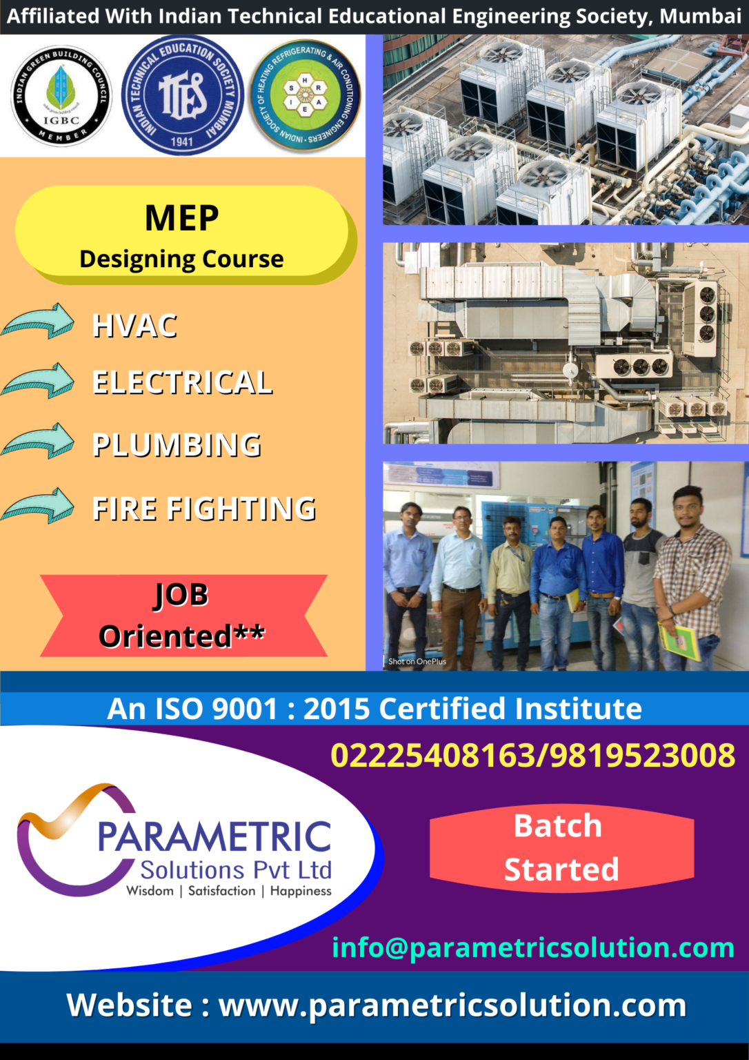 The Benefits of completing an “MEP Designing Course” From Parametric ...